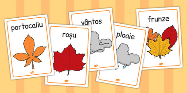 Cuvintele toamnei - Poster (teacher made)