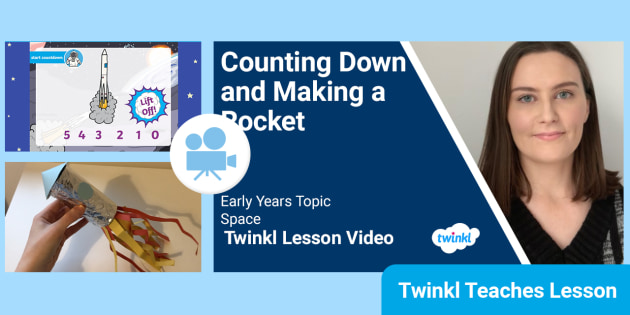 FREE! - Space Rockets Video Lesson | Early Years Space Topics