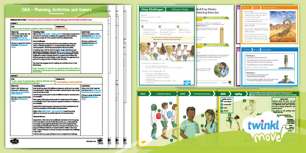 KS2 OAA/Orienteering Planning, Activities and Games
