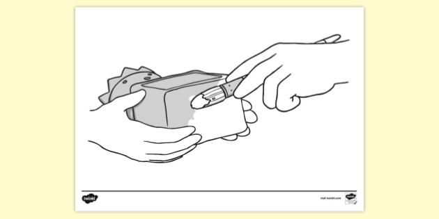 FREE! - Painting Base of a Sculpture Colouring Sheet