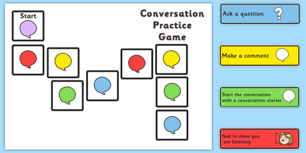 Conversation Practice Game - conversation aid, making friends