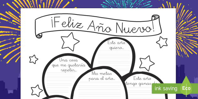 Ficha: Feliz Año Nuevo Ficha de actividad - prepósitos