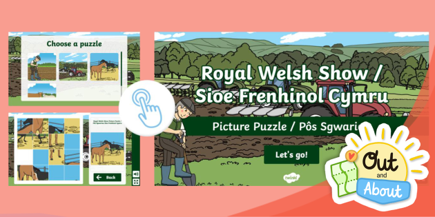 FREE! - Royal Welsh Show Picture Puzzle / Pôs Sgwariau Sioe Frenhinol Cymru
