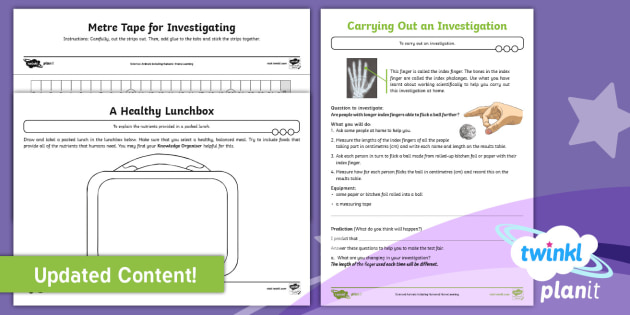 Science Investigations To Do At Home | Year 3 Science Pack