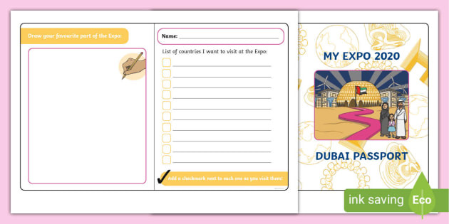Expo 2020 Dubai Passport (teacher made)