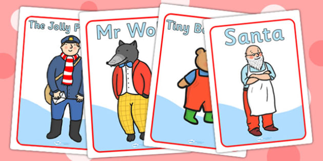 Display Posters to Support Teaching on The Jolly Christmas Postman