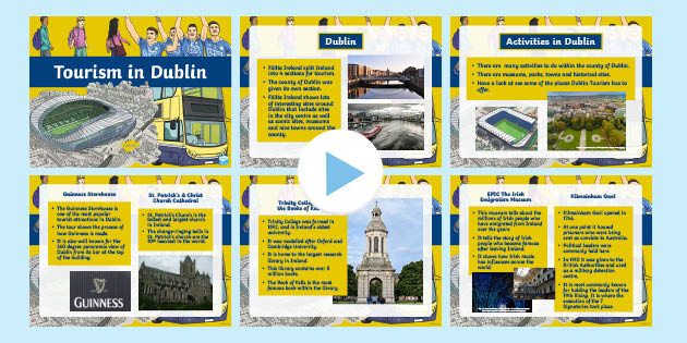 Tourism in Dublin PowerPoint (teacher made)
