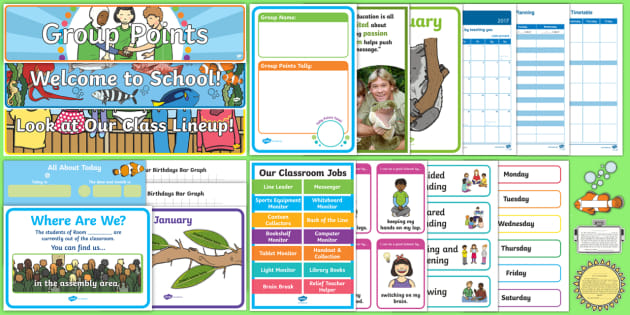 Australia Back to School Set-Up | Classroom Display Pack