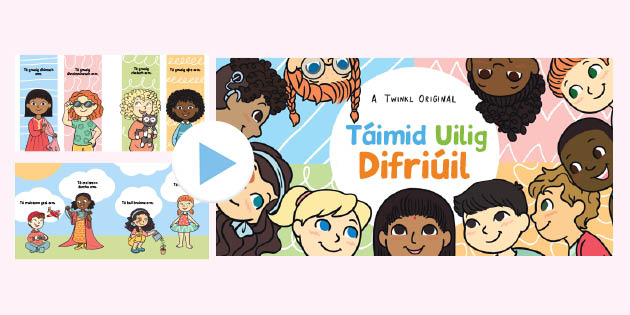 We Are All Different Story PowerPoint Gaeilge