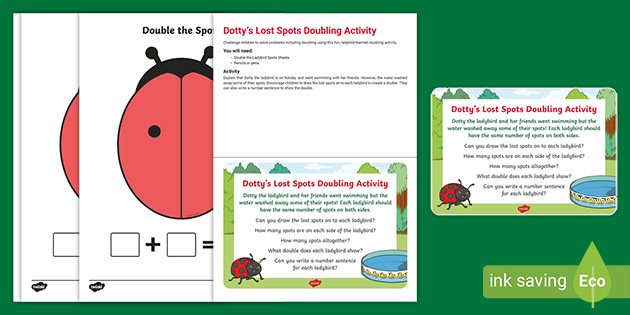 Doubling Ladybirds | twinkl.com.au