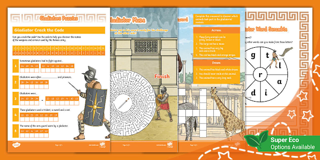 Gladiators History Resources | twinkl.co.uk