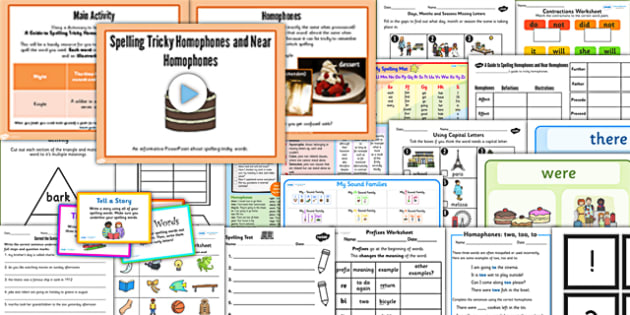 Spelling & Grammar Resource Pack Teaching Grammar in Context