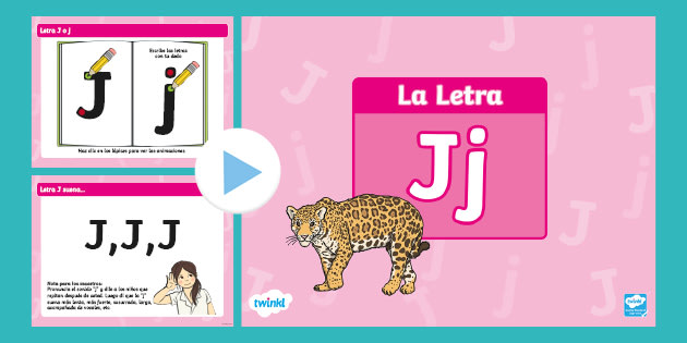 PowerPoint: Letra J (teacher made)