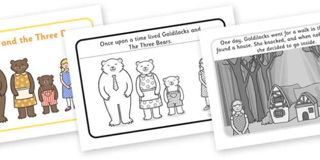 Goldilocks and the Three Bears Story with Pictures