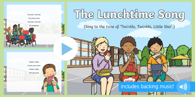 The Lunchtime Song PowerPoint (teacher made)