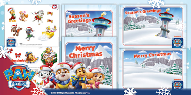 PAW Patrol Christmas Activities | twinkl.com