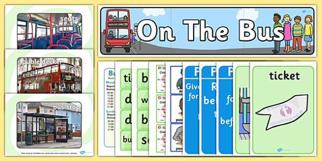 On the Bus Role Play Pack (teacher made)