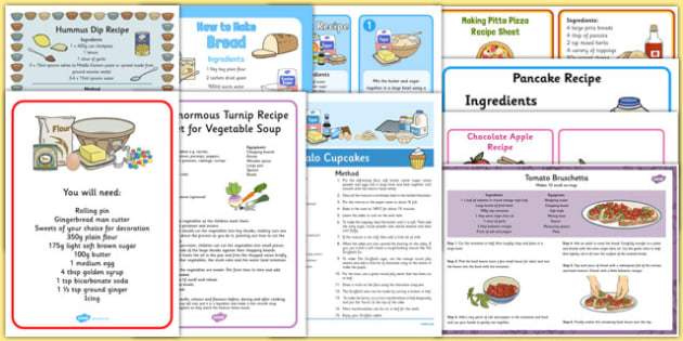 Childminder Recipe Pack (teacher made)