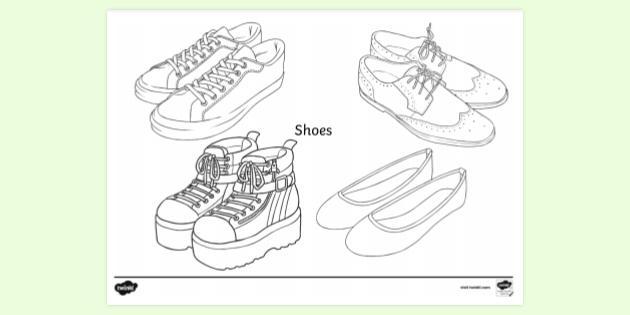 Shoes Art Activities | twinkl.co.uk