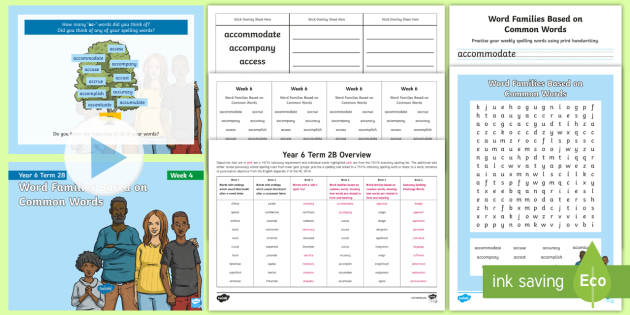 Year 6 Term 2B Week 4 Spelling Pack