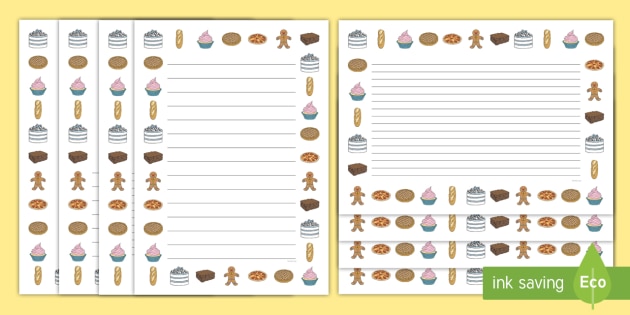 The Bakery Aistear Page Border Pack (teacher made)