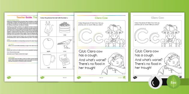 Canadian Phonics Program: The Letter C (teacher made)