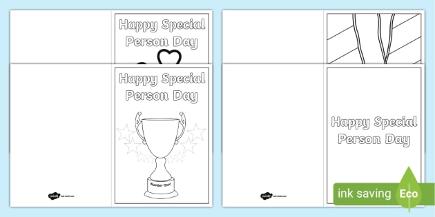Special Person Day Card (teacher made)