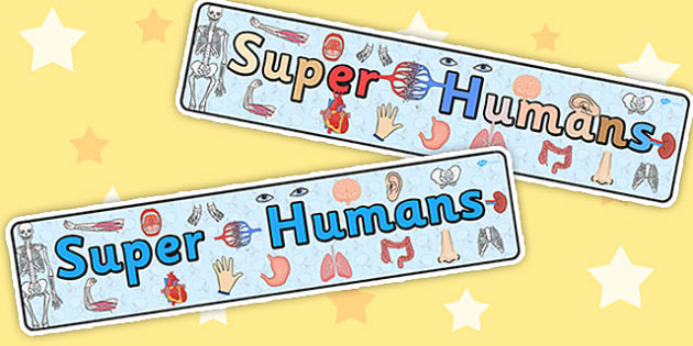 Super Humans Display Banner