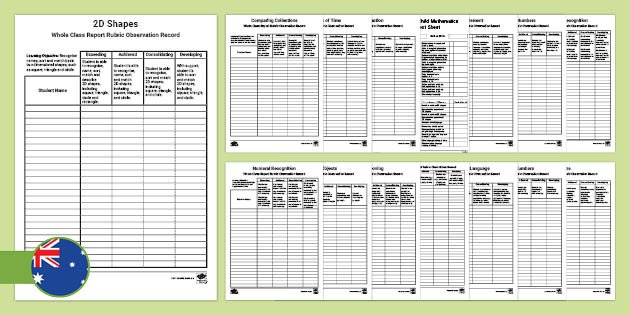 EYLF Maths Skills Progression Tracker and Assessment Pack