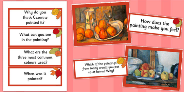 Cezanne Paintings Photopack and Prompt Questions