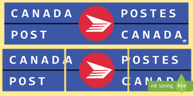 Canadian Post Office Role Play Sign (teacher made)
