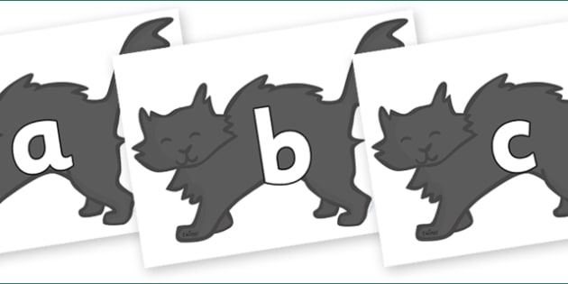 FREE! - Phoneme Set on Black Cats (teacher made)