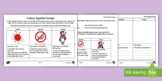 Catholic Education Week Colour Symbol Image activity