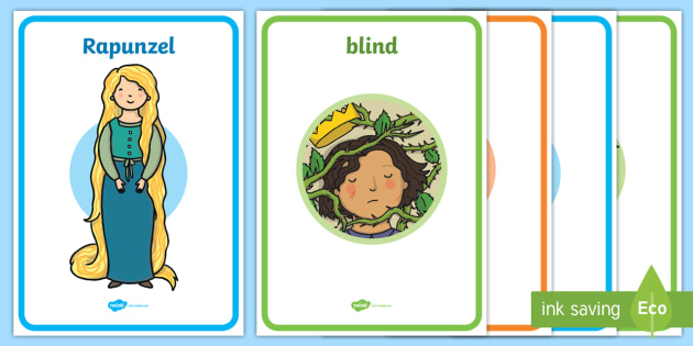 Rapunzel Pictures Download Set - Fairy Tale Resource