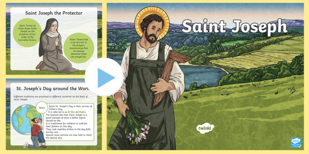 Saint Joseph PowerPoint (teacher made)