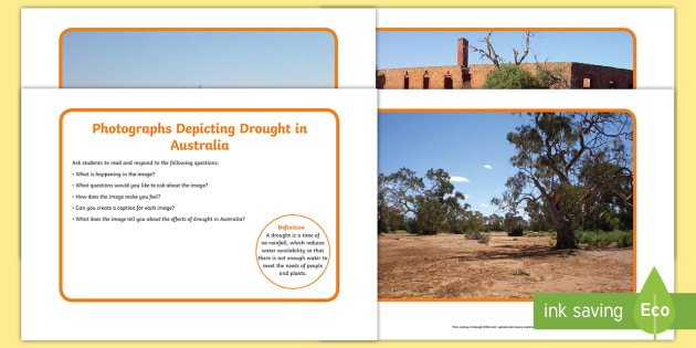 Drought in Australia Display Photos (teacher made)
