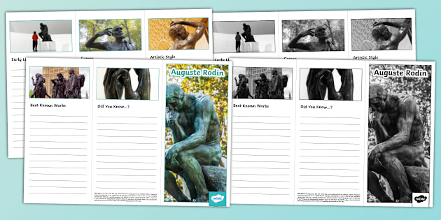 Auguste Rodin Artworks | twinkl.co.uk