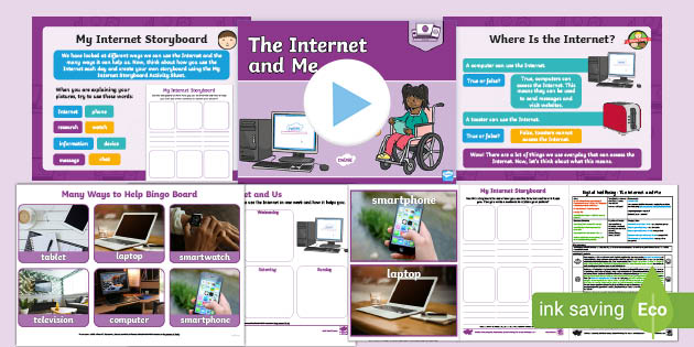 The Internet and Me Lesson Pack - KS1 Digital Wellbeing