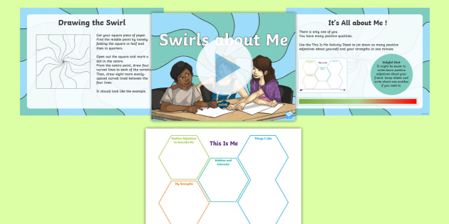 KS2 My Personality in Swirling Color Resource Pack