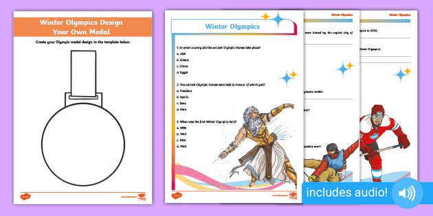 Crash Course Podcast Winter Olympics (teacher made)