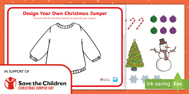 FREE! - Design a Jumper for Save the Children's Christmas Jumper Day ...