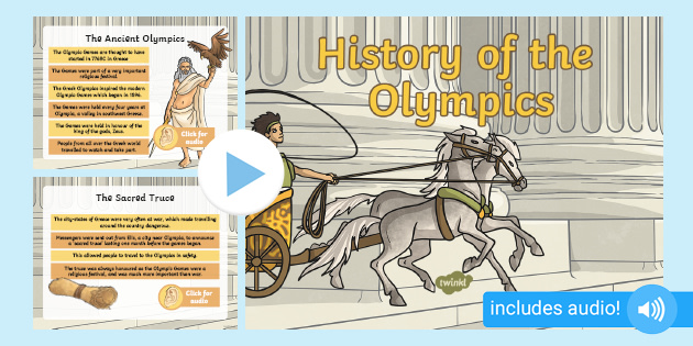 History of the Olympic Games PowerPoint (teacher made)