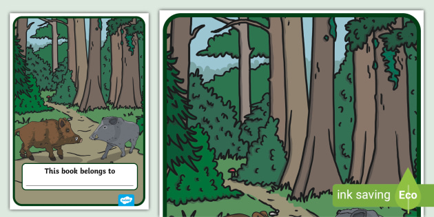 FREE! - Boar Themed Book Cover (Teacher-Made)