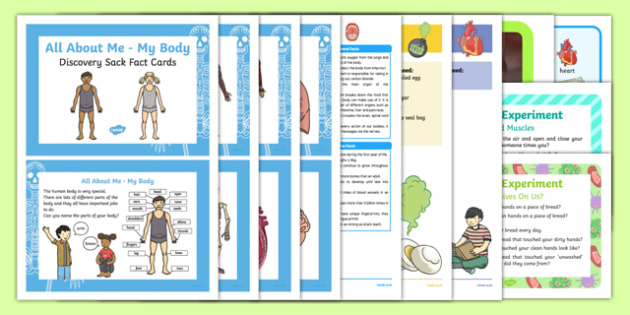 EYFS Ourselves All About Me My Body Discovery Sack