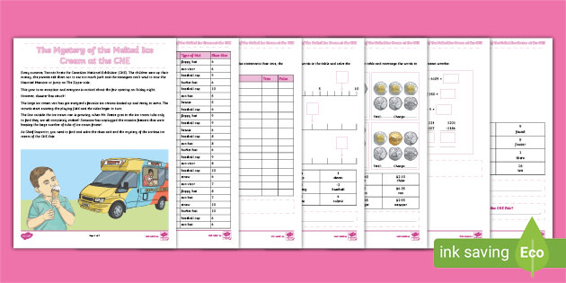 Canadian Money Mystery Activity - Grades 4-6 (teacher made)