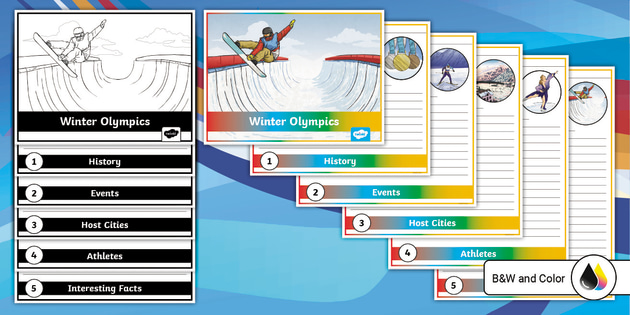 4th-Grade Winter Olympics Worksheets | Winter Olympics