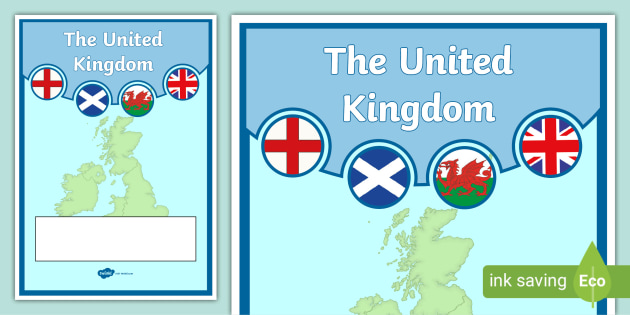 The United Kingdom Topic Book Cover (teacher made)