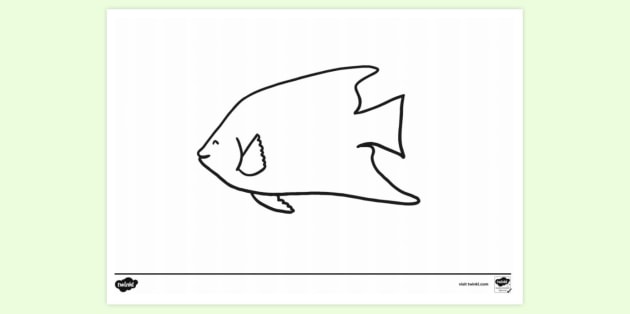FREE! - Small Fish Colouring Sheet | Colouring Sheets
