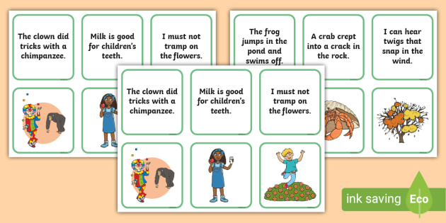 Letters and Sounds Phase 4 Sentences - KS1 Phonics Resources