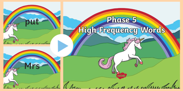 Phase 5 High Frequency PowerPoint - Phase 5 High Frequency Word Mat